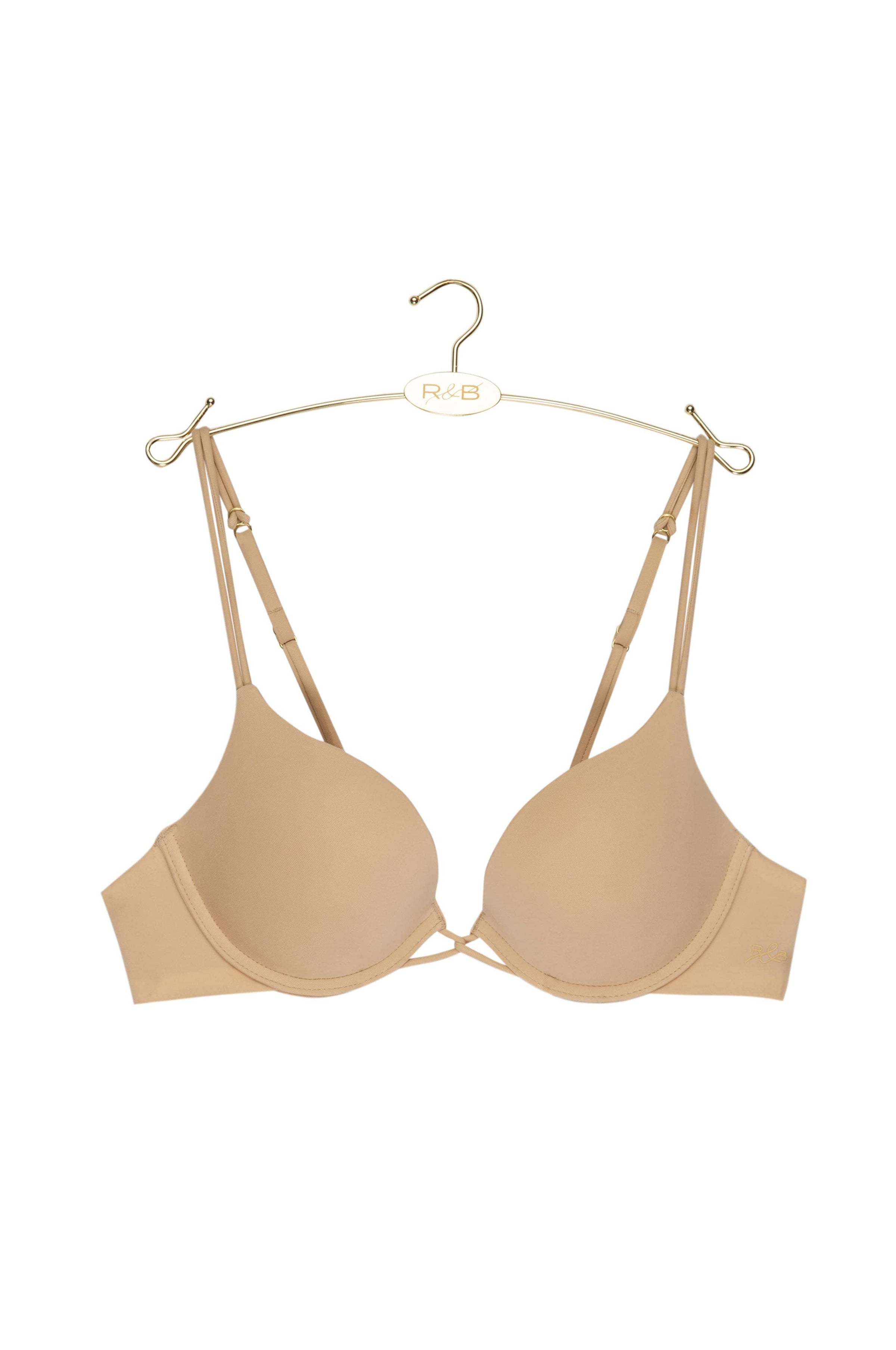 Rose & Bare Little Lift Bra | Apricot Nude Shade 2