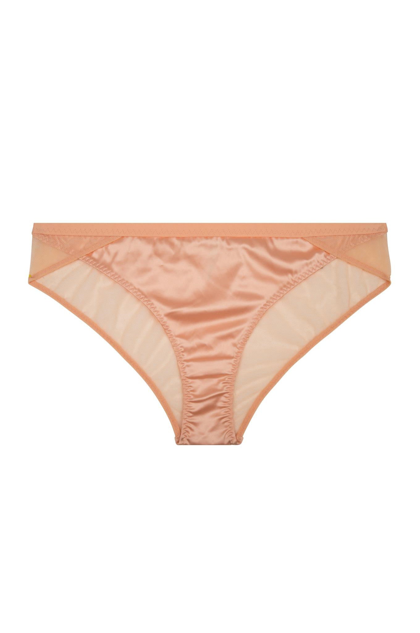 Love Stories Lara Brief | Quartz Pink Satin and Mesh